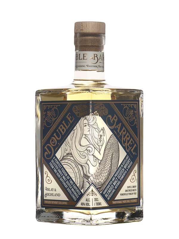 Whisky blended malt Islay & Highland D.Laing 46°, Double Barrel (70 cl ...