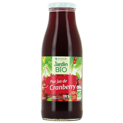 Jus de cranberry BIO, Jardin Bio (50 cl) | La belle vie : grande ...
