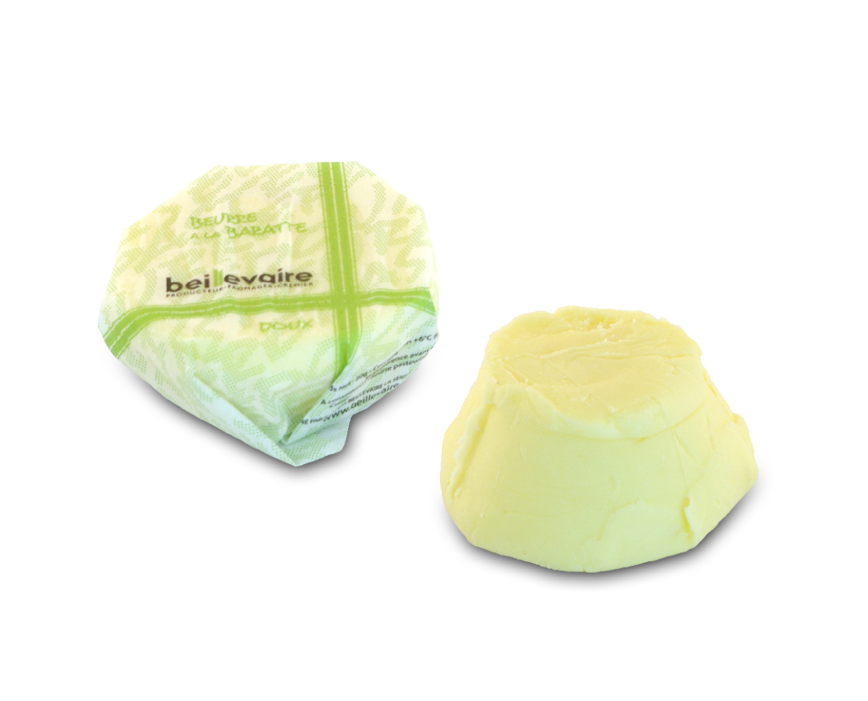 Beurre artisanal pasteurisé doux, Beillevaire (20 g) | La belle vie ...