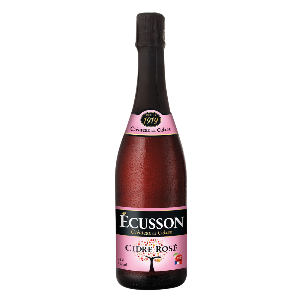 Cidre rosé, Écusson (75 cl) | La belle vie : Vos courses livrées en 1h