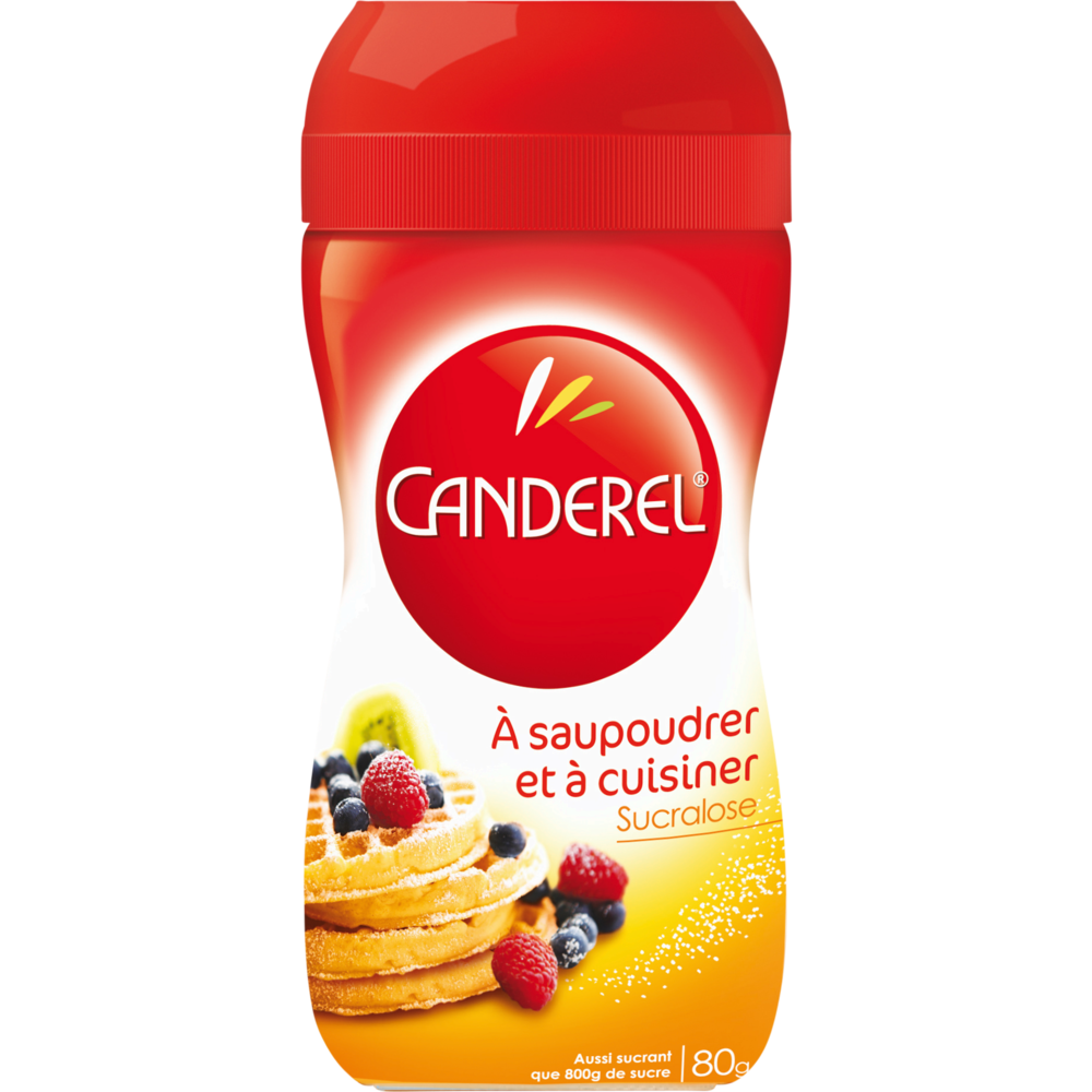 Edulcorant traditionnel sucralose en poudre, Canderel (80 g) | La belle ...