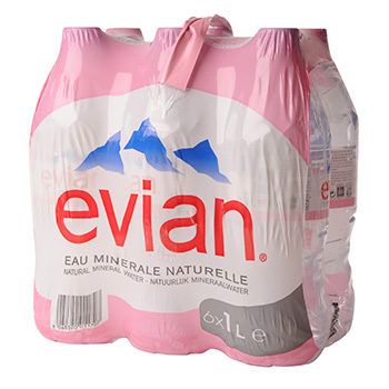 Pack d'Evian (6 x 1 L) | La belle vie : grande épicerie fine et fraiche