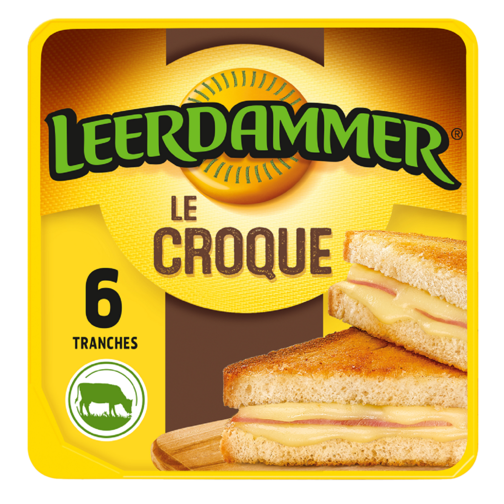 Leerdammer spécial Croque Monsieur (x 6, 150 g) | La belle vie ...
