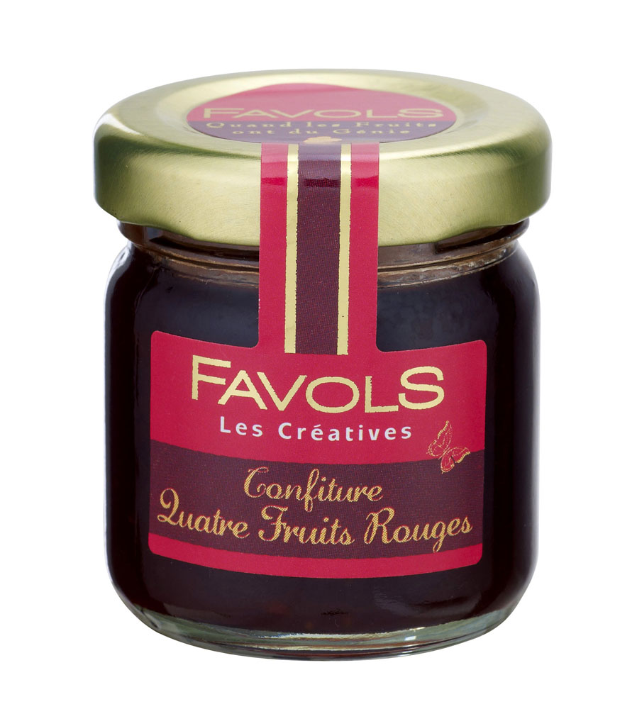 Confiture 4 fruits rouges Favols (42 g) | La Belle Vie : Courses en ...