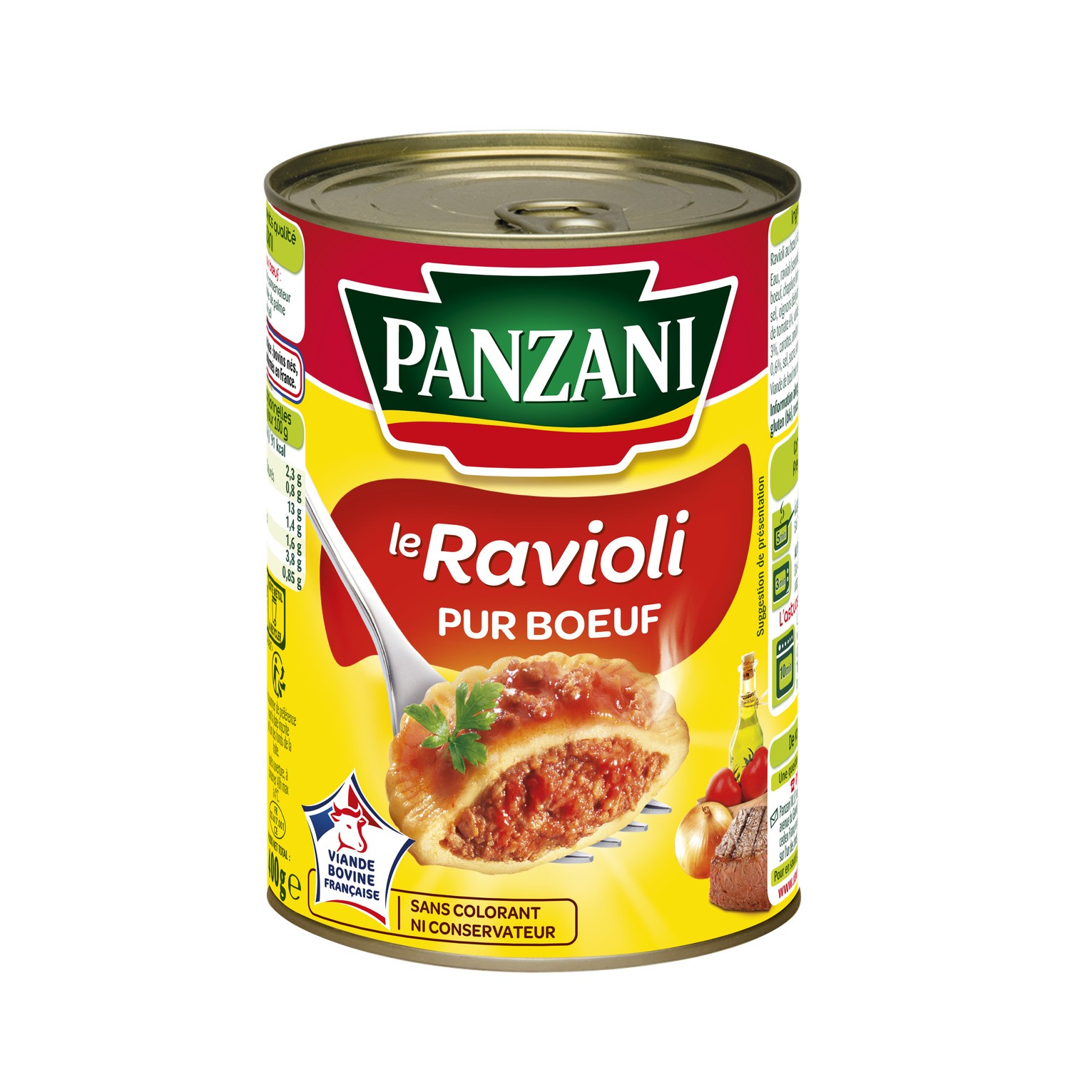 Ravioli Pur Boeuf, Panzani (400 g) | La belle vie : Changez votre ...
