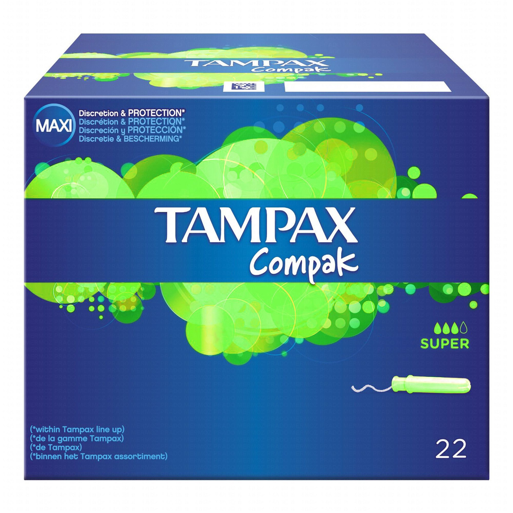 Tampons Compak super, Tampax (x 22) | La belle vie : Changez votre ...