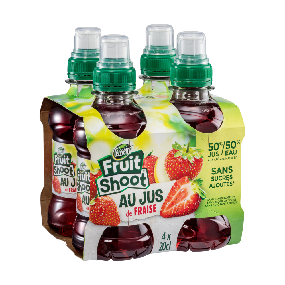 Fruit Shoot fraise, Teisseire (4 x 20 cl) | La belle vie : Changez ...