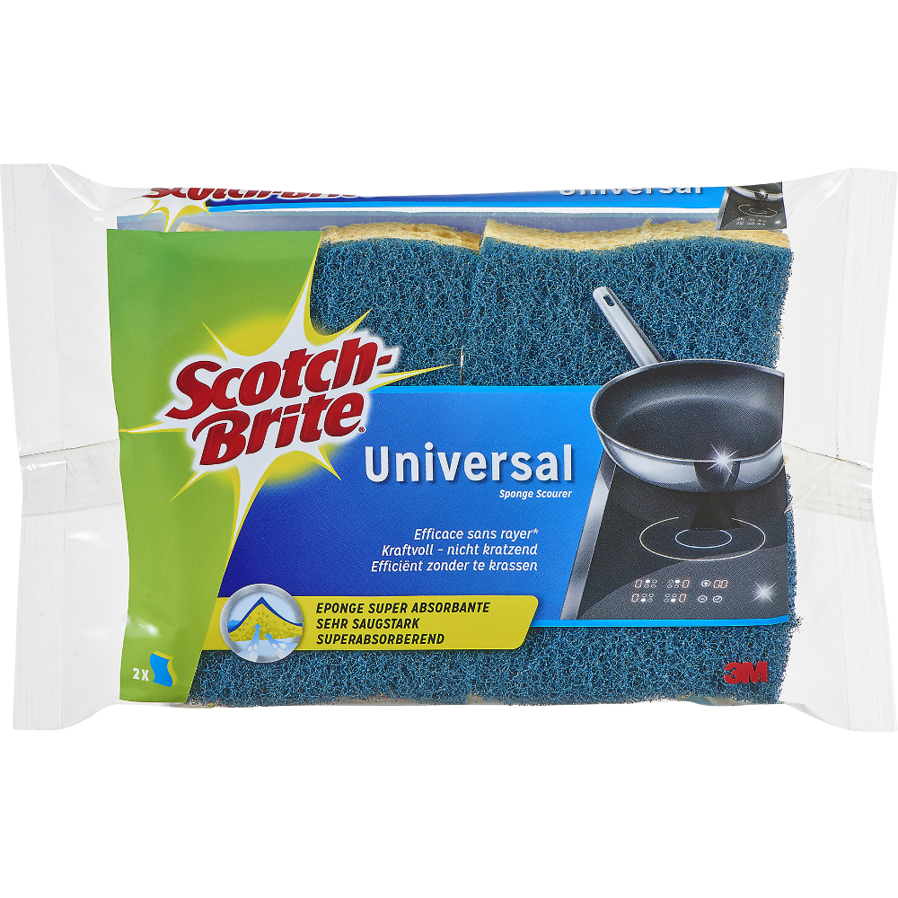 Éponge grattante action bleue, Scotch Brite (x 2) | La belle vie ...