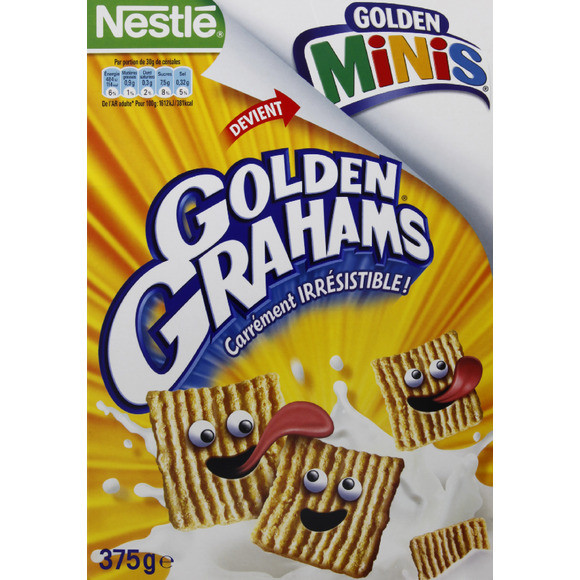 Céréales Golden Mini Grahams, Nestlé (375 g) | La belle vie : grande ...