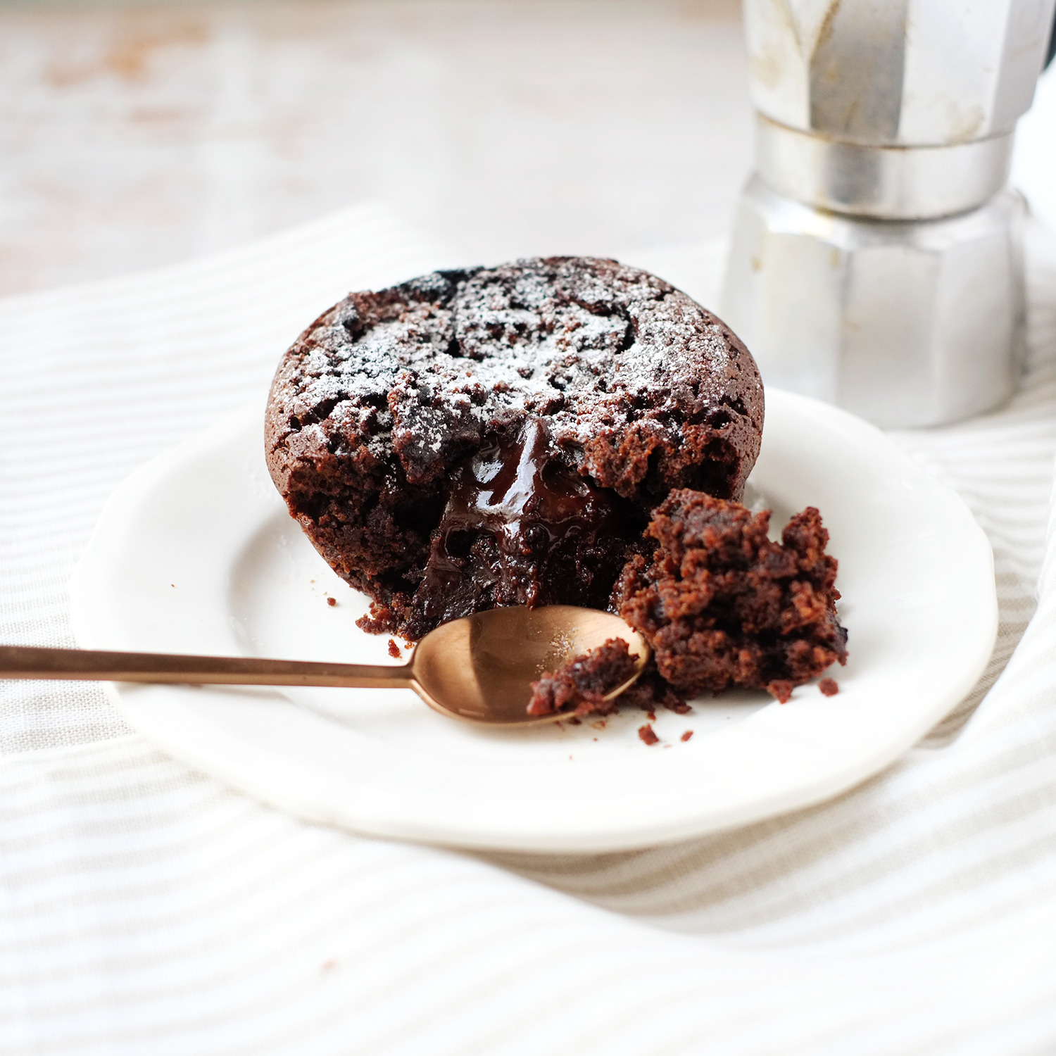 Moelleux au chocolat (individuel), Rachel's Cake | La belle vie ...