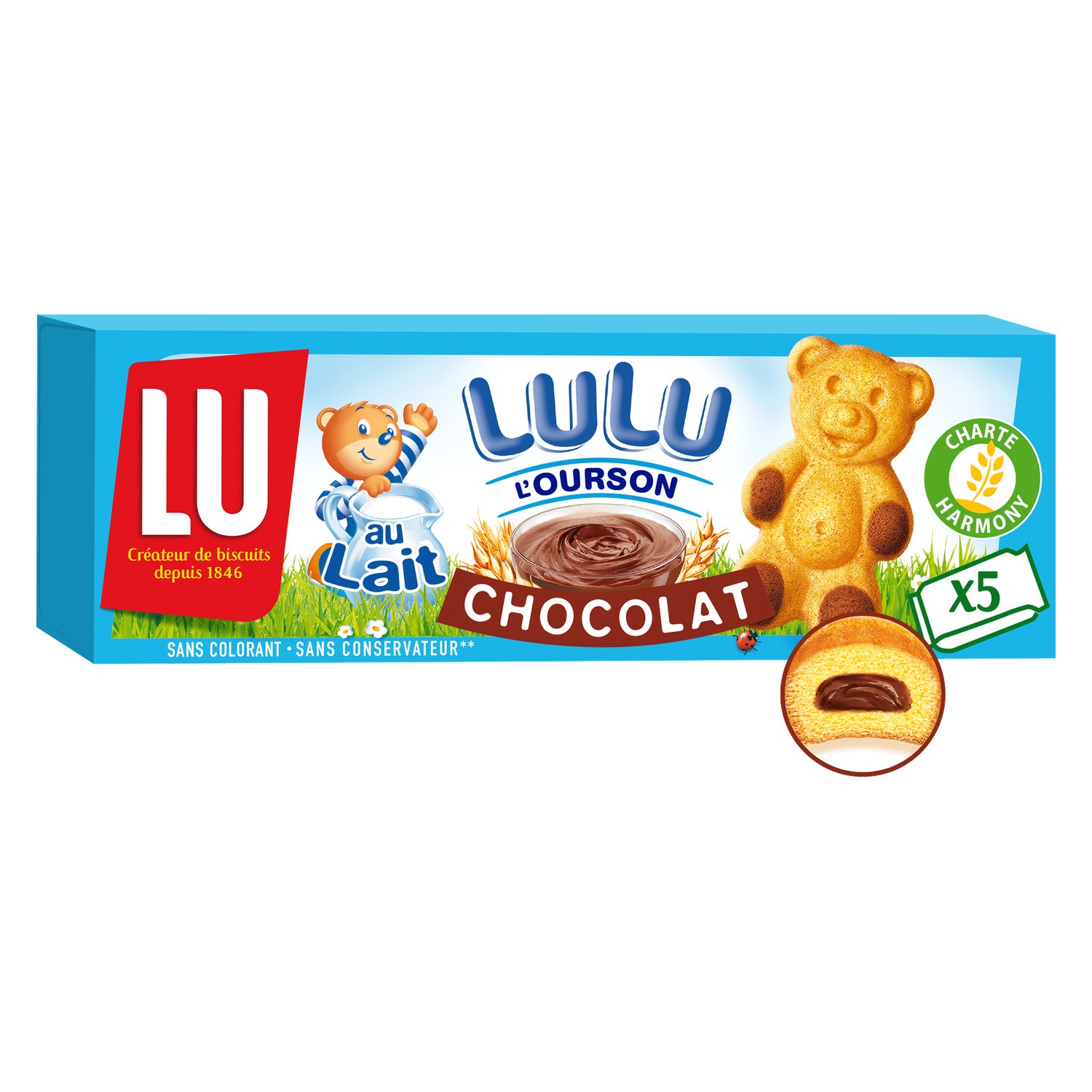 Oursons au chocolat, Lu (x 5, 150 g) | La belle vie : grande épicerie ...