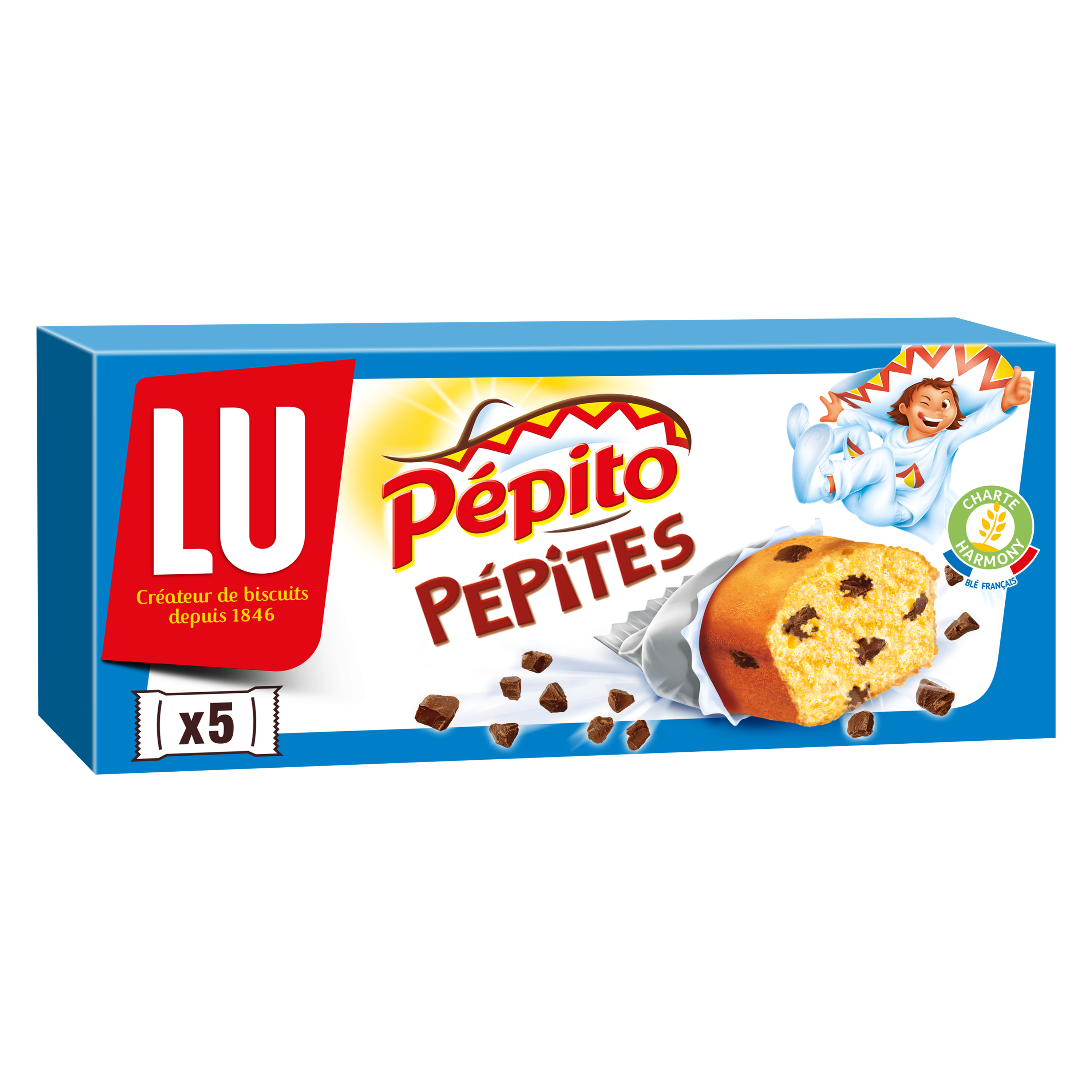 Pépito aux pépites de chocolat, Lu (x 5, 150 g) | La belle vie : Vos ...