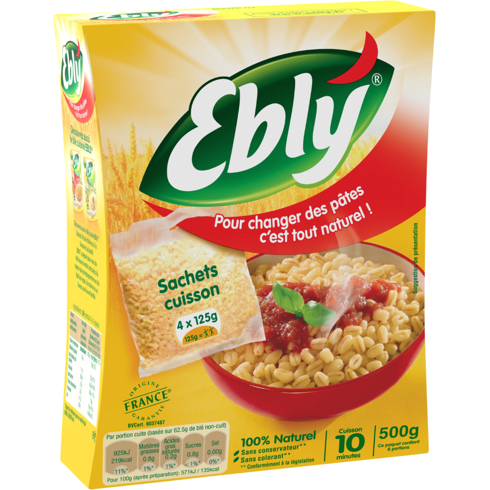 Ebly cuisson 10 min. (4 x 125 g) | La belle vie : Vos courses livrées en 1h