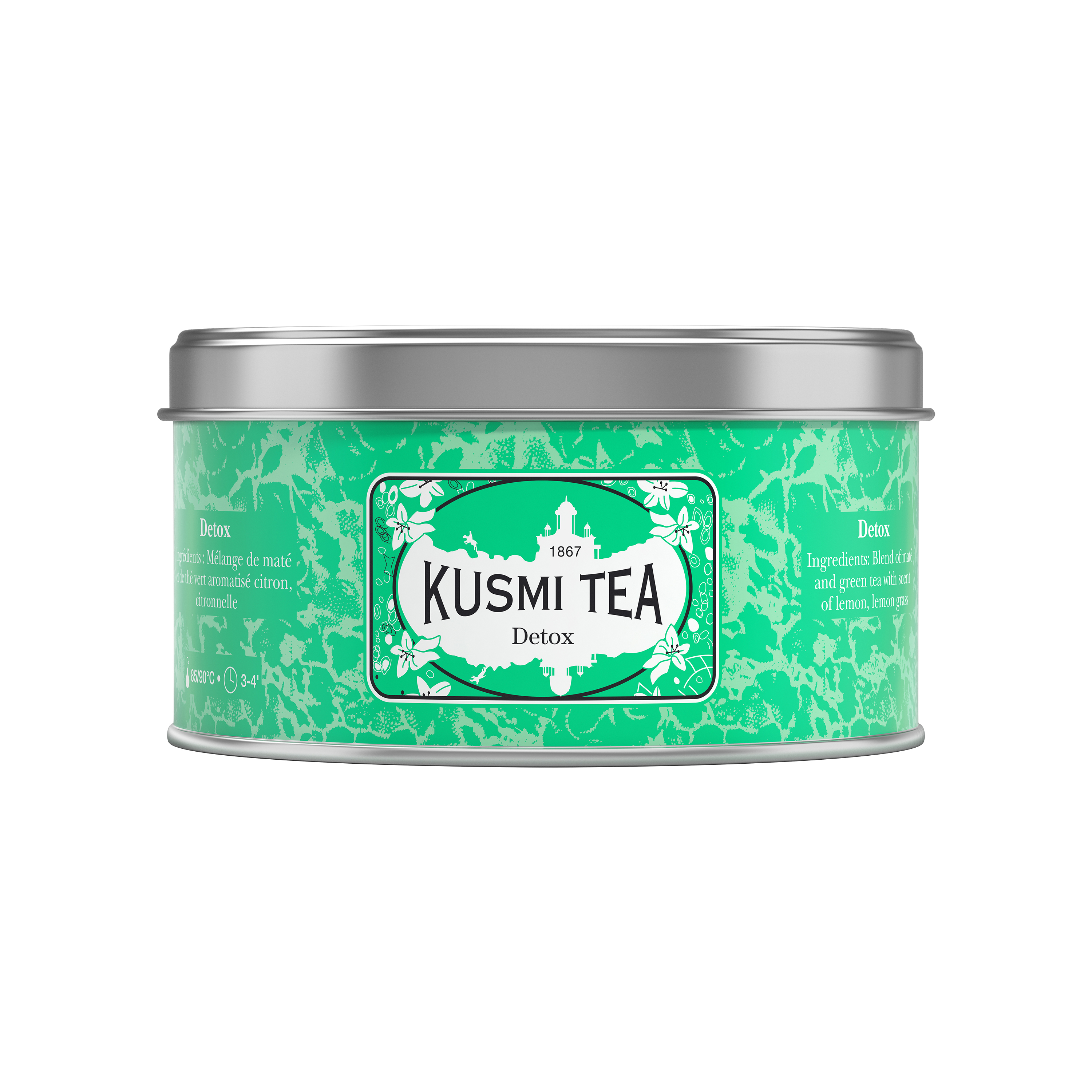Thé Detox boîte métal, Kusmi Tea (125 g) | La belle vie : Vos courses ...